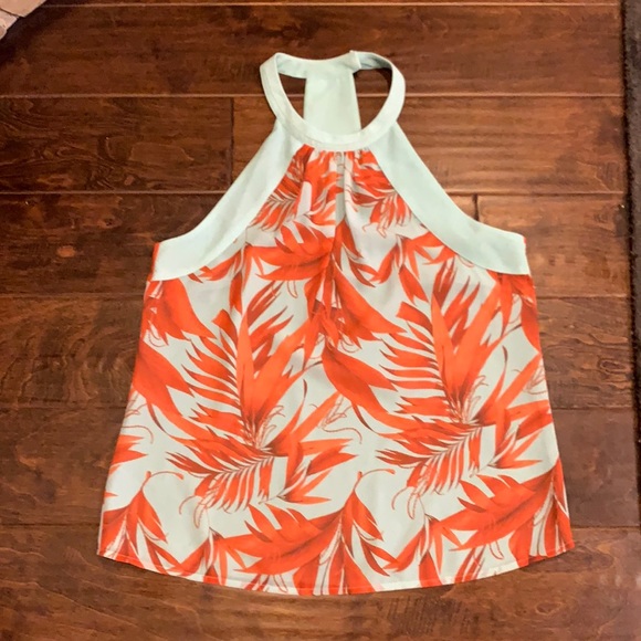H&M | Tops | Hm Tropical Halter Top | Poshmark